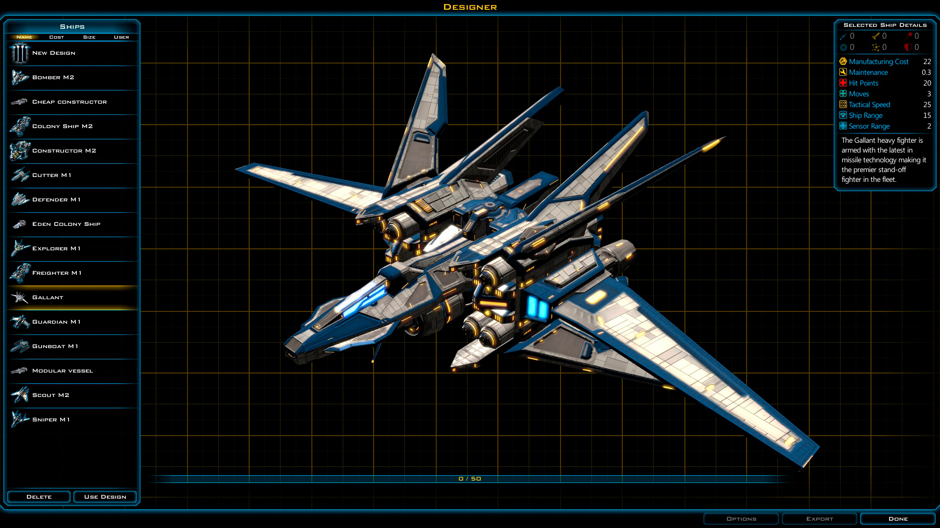 Ship Designer Contest Honorable Mentions: Galactic Civilizations III